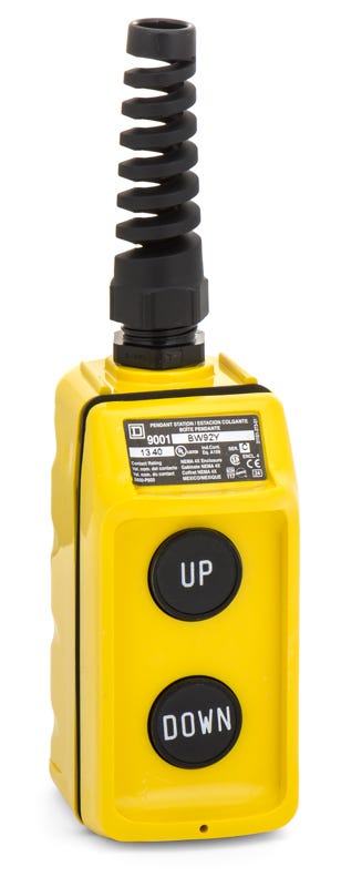 Square D 9001BW92Y Pendant Station 9001-BW92Y – SuperBreakers