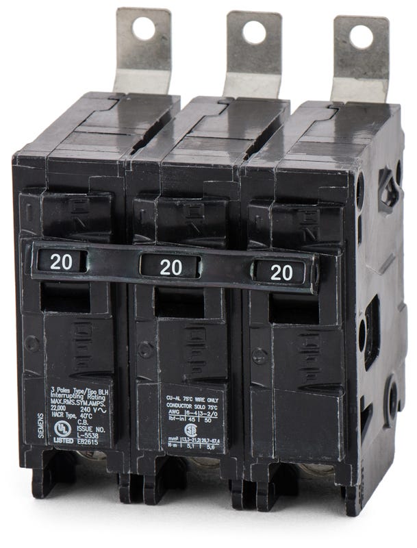 Siemens B320H 3 Pole Circuit Breaker – SuperBreakers
