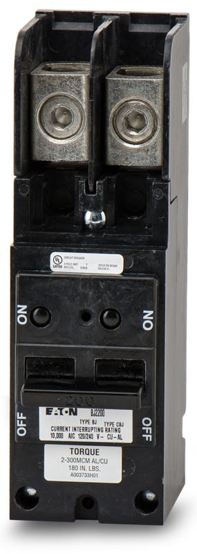 Eaton/Cutler-Hammer BJ2200 2 Pole Circuit Breaker – SuperBreakers