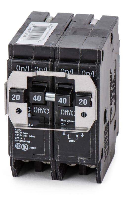 Eaton/Cutler-Hammer BQ220240 Quad Circuit Breaker – SuperBreakers