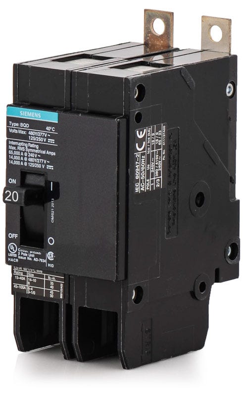 Siemens BQD220 2 Pole Circuit Breaker – SuperBreakers