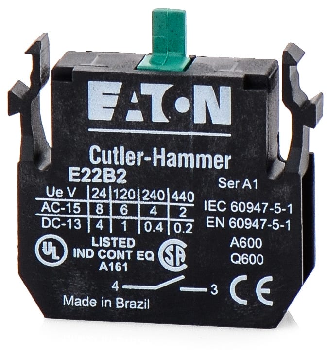 Eaton/Cutler-Hammer E22B2 Contact Block – SuperBreakers