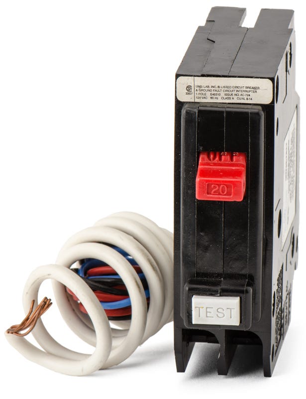 Eaton/Cutler-Hammer GFCB120W1 1 Pole Circuit Breaker – SuperBreakers