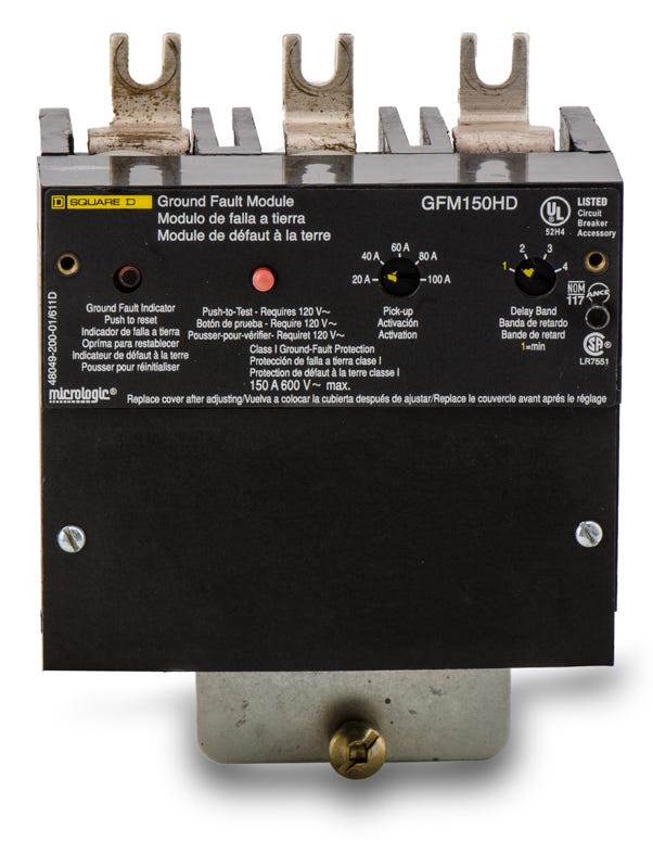 Square D GFM150HD Ground Fault Module – SuperBreakers