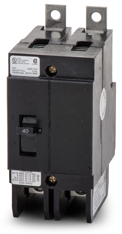 Eaton/Cutler-Hammer GHB2040 2 Pole Circuit Breaker – SuperBreakers