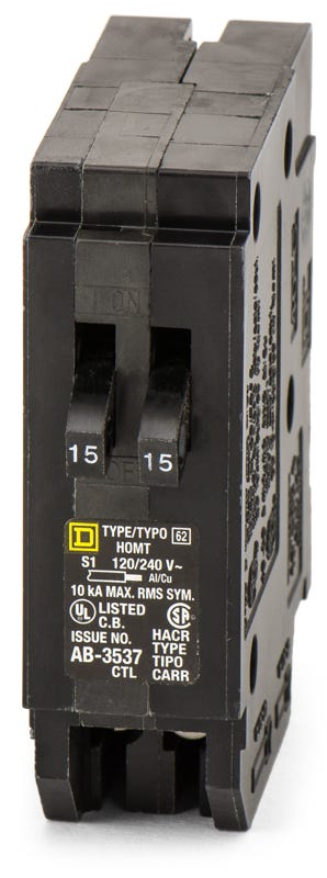 Square D HOMT1515 Tandem Circuit Breaker – SuperBreakers