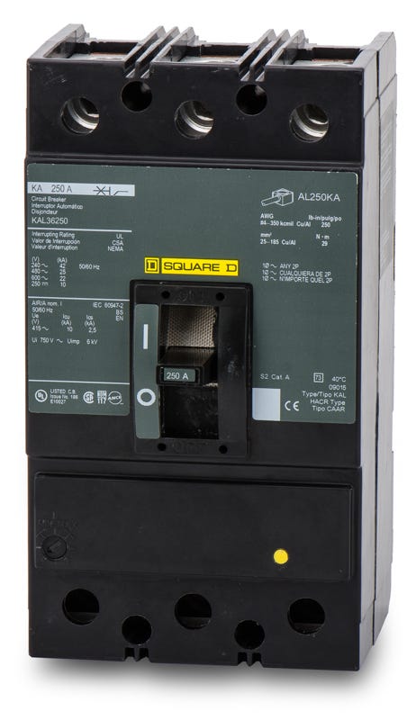 Square D KAL36250 3 Pole Circuit Breaker – SuperBreakers
