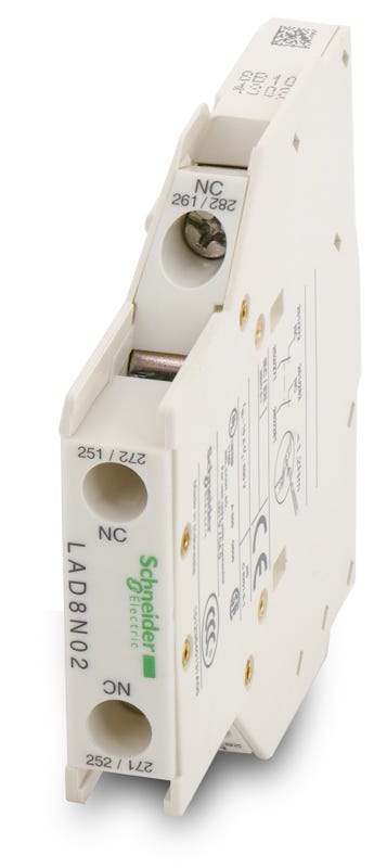 Schneider Electric LAD8N02 Auxiliary Contact Block – SuperBreakers