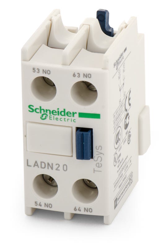 Square D LADN20 Auxiliary Contact Block – SuperBreakers