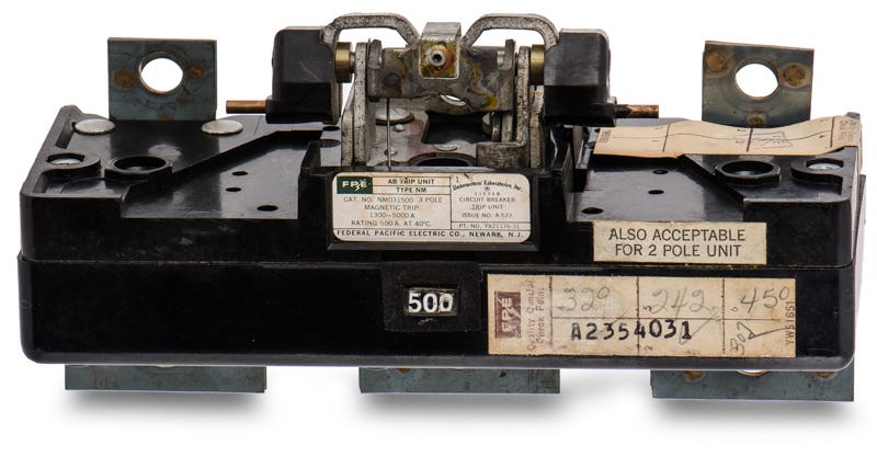 Federal Pacific NM031500 Trip Unit – SuperBreakers