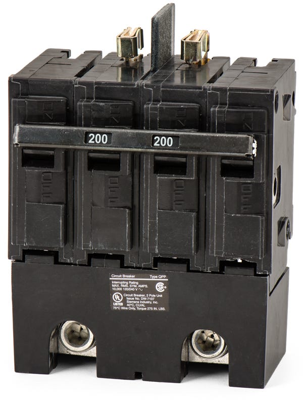 Siemens Q2200B 2 Pole Circuit Breaker – SuperBreakers