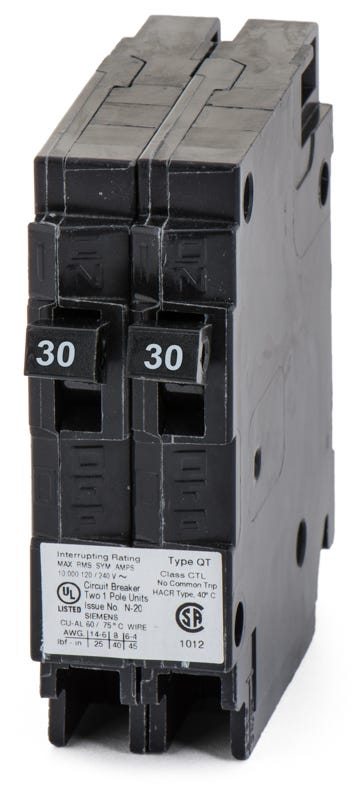 Siemens Q3030 Tandem Miniature Circuit Breaker – SuperBreakers