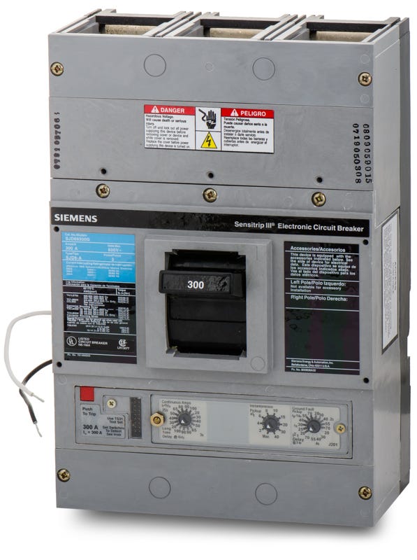 Siemens SJD69300G Molded Case Circuit Breaker – SuperBreakers