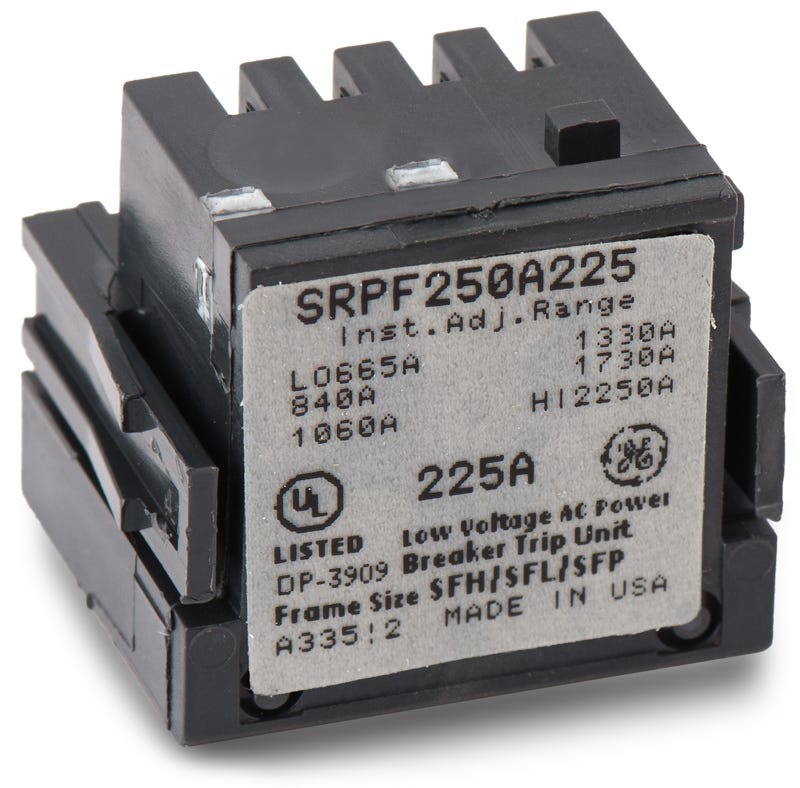 General Electric SRPF250A225 Rating Plug – SuperBreakers