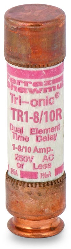 Fusible de retardo de tiempo Mersen/Ferraz Shawmut TR1-8-10R ...