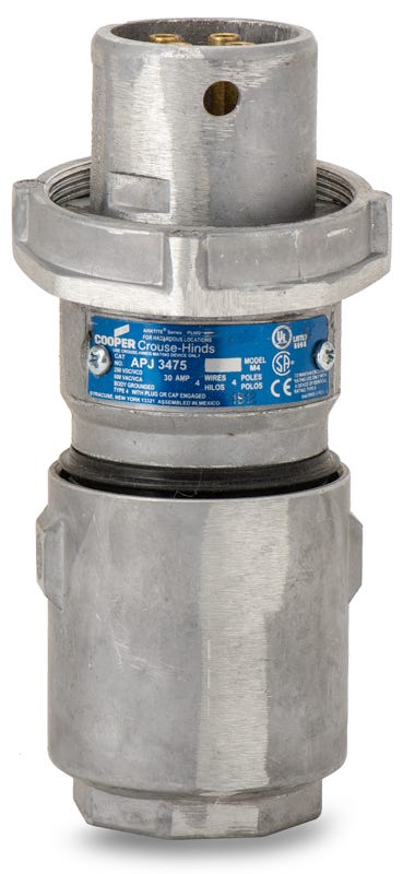 Crouse Hinds APJ3475 Pin And Sleeve Plug – SuperBreakers