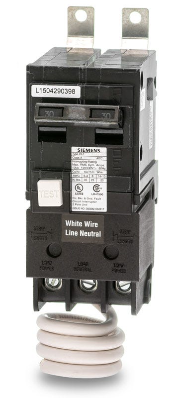 Siemens BF230A 2 Pole Ground Fault Circuit Breaker – SuperBreakers