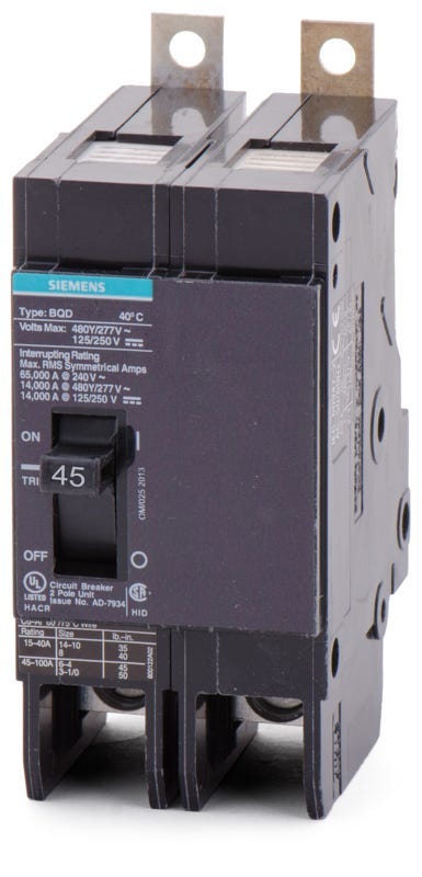 Siemens BQD245 2 Pole Circuit Breaker – SuperBreakers