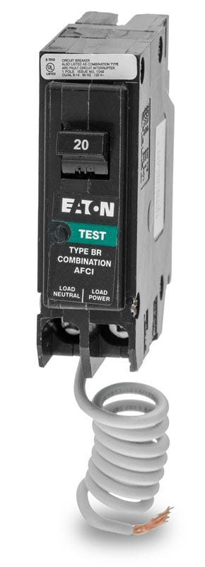 Eaton/Cutler-Hammer BRN120AF 1 Pole Circuit Breaker – SuperBreakers