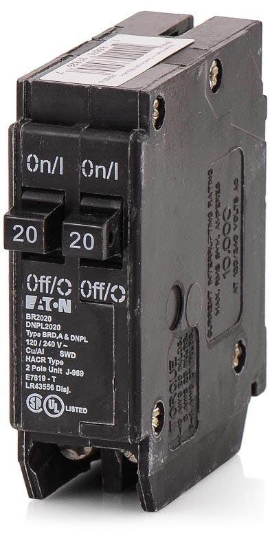 Eaton/Cutler-Hammer BR2020 Tandem Circuit Breaker – SuperBreakers