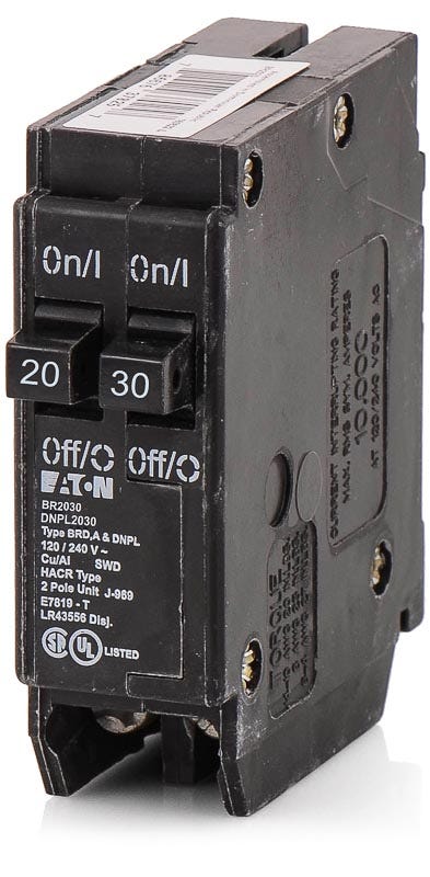 Cutler-Hammer BR2030 Tandem Miniature Circuit Breaker – SuperBreakers