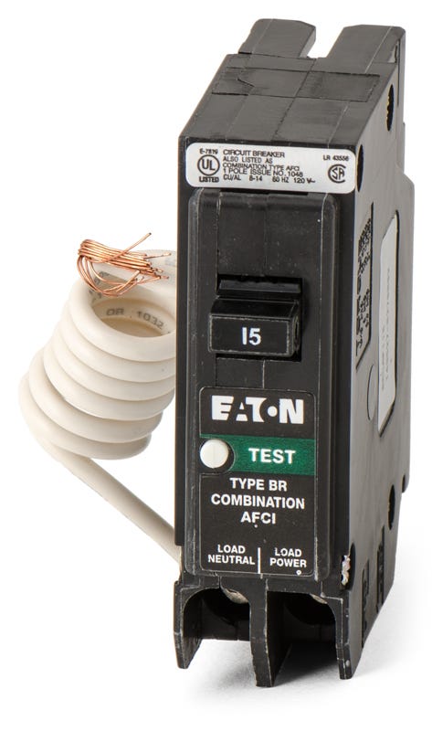 Eaton BRN115AF 1 Pole Circuit Breaker – SuperBreakers