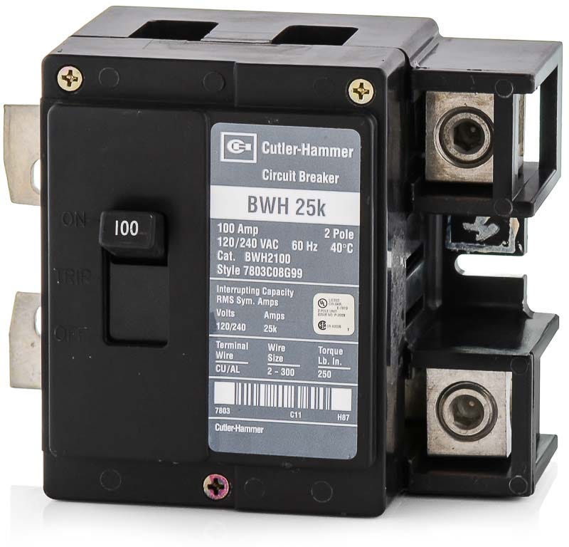 Eaton BWH2100 2 Pole Circuit Breaker – SuperBreakers