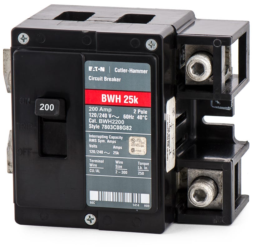 Eaton/Cutler-Hammer BWH2200 2 Pole Circuit Breaker – SuperBreakers