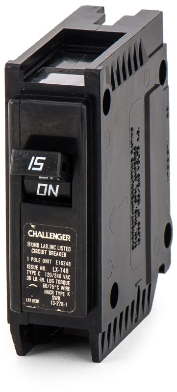 Challenger C115 1 Pole Circuit Breaker – SuperBreakers