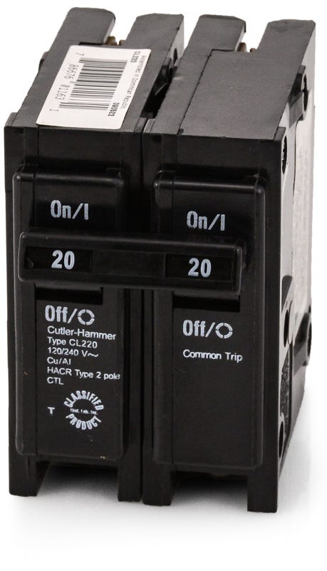 Eaton/Cutler-Hammer CL220 2 Pole Circuit Breaker – SuperBreakers