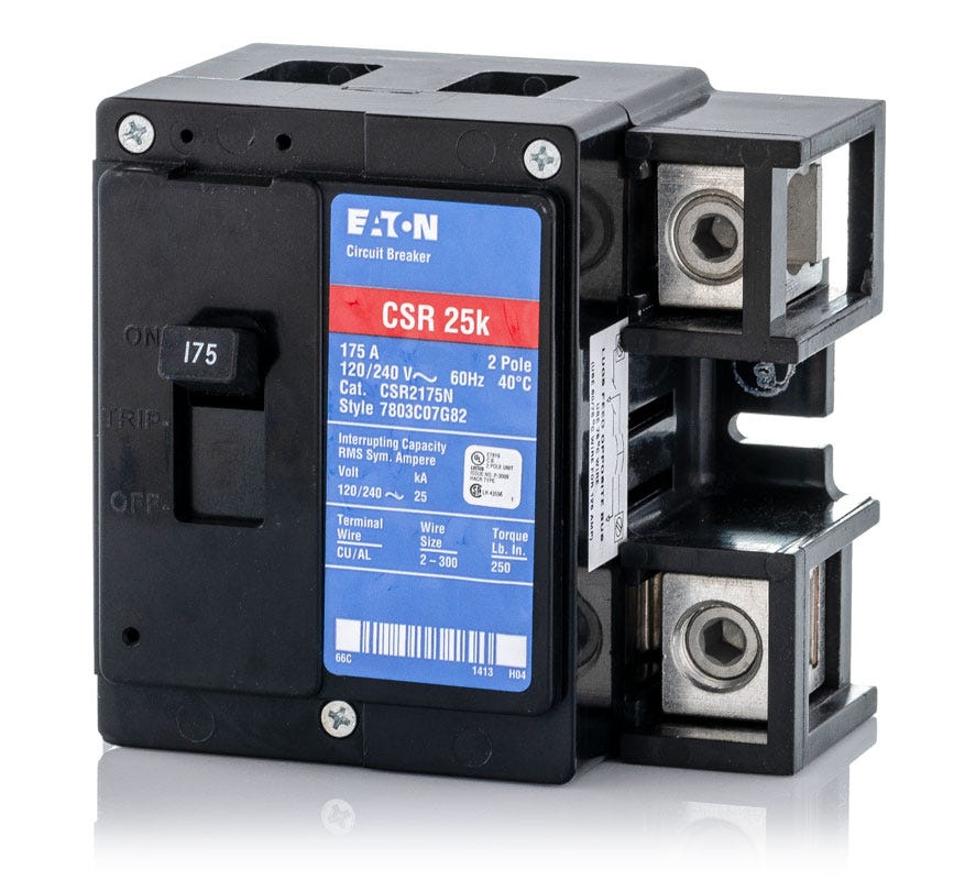 Eaton CSR2175N 2 Pole Circuit Breaker – SuperBreakers