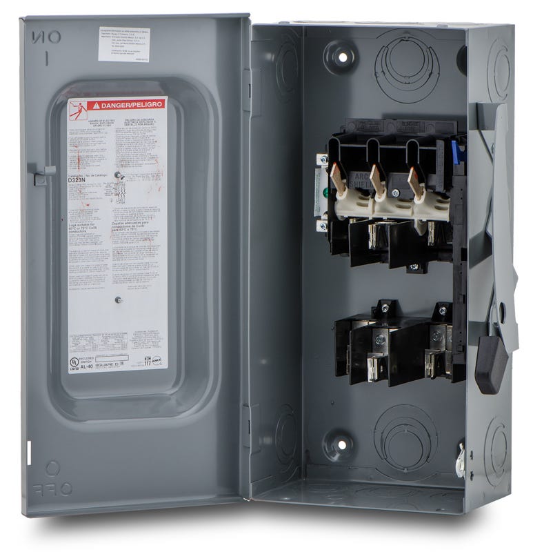 Square D D323N General Duty Safety Switch – SuperBreakers