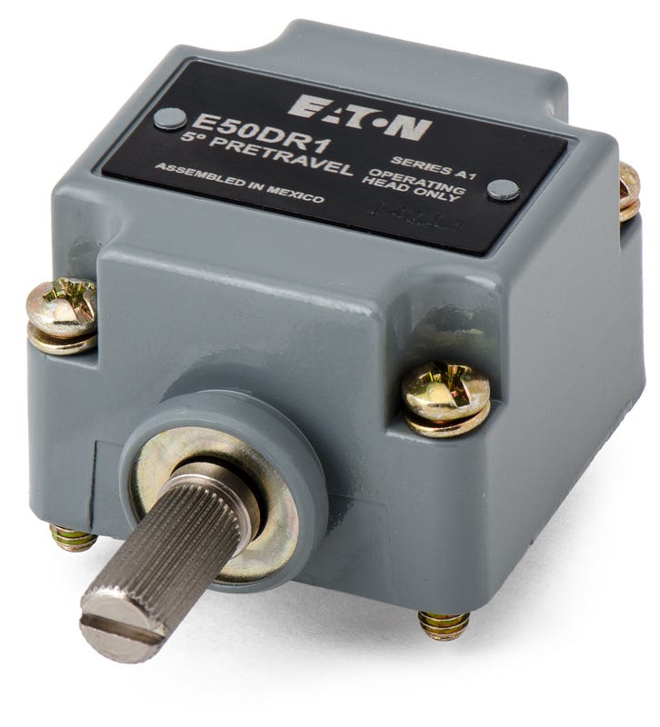 Eaton/Cutler-Hammer E50DR1 Spring Return Side Rotary Lever Limit Switch ...