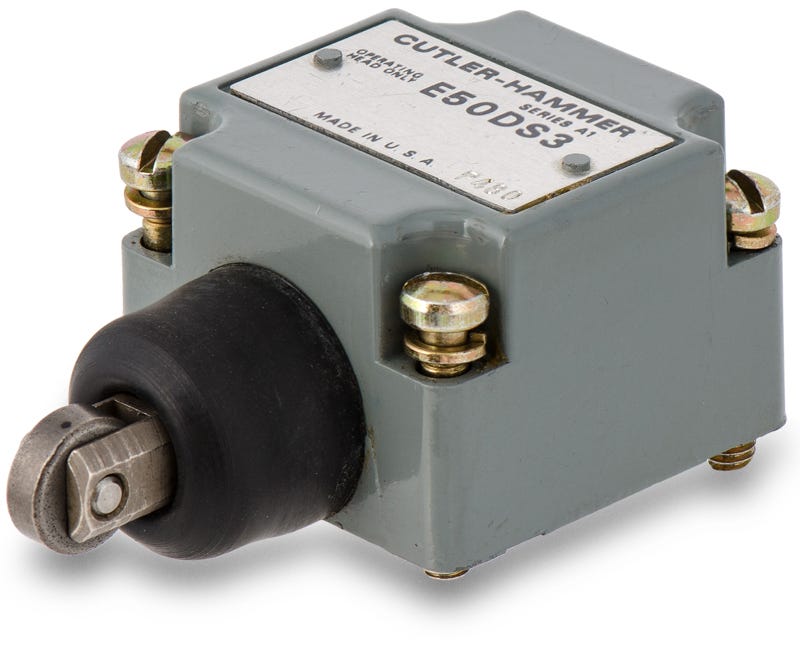 Eaton/Cutler-Hammer E50DS3 Spring Return Side Rotary Lever Limit Switch ...