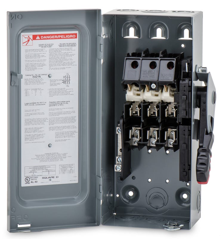 Square D H321N Heavy Duty Safety Switch – SuperBreakers