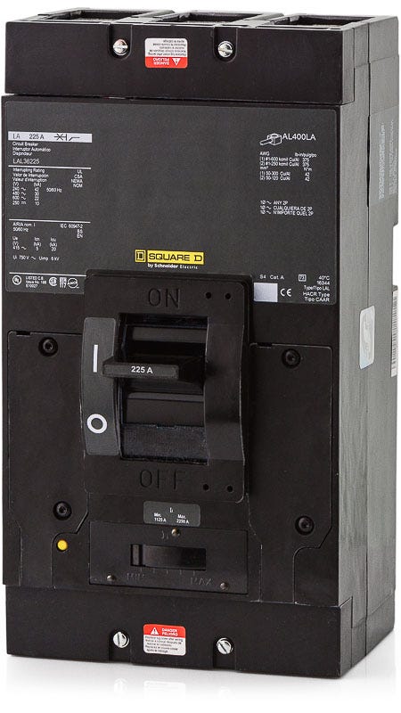 Square D LAL36225 3 Pole Circuit Breaker – SuperBreakers