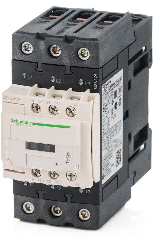 Schneider Electric LC1D50AG7 Non-Reversing Contactor – SuperBreakers