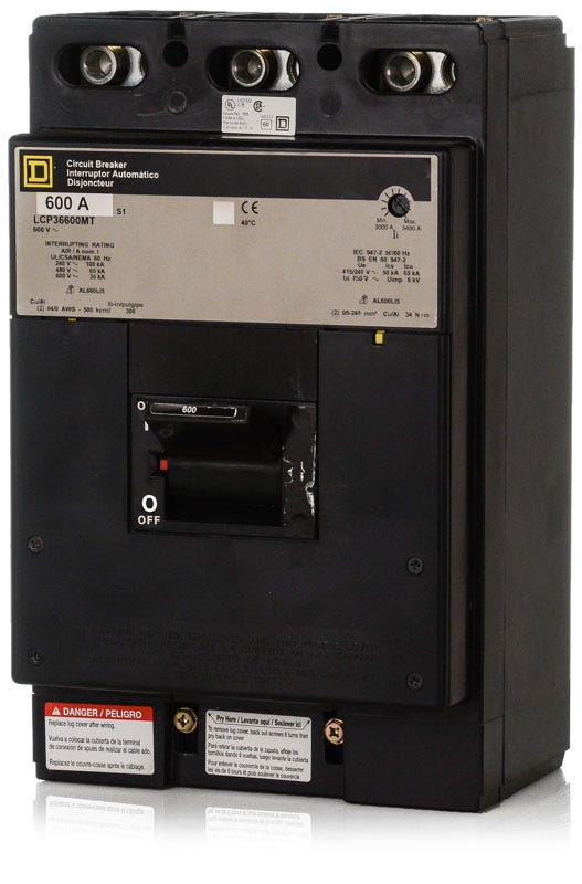 Square D LCP36600MT 3 Pole Circuit Breaker – SuperBreakers