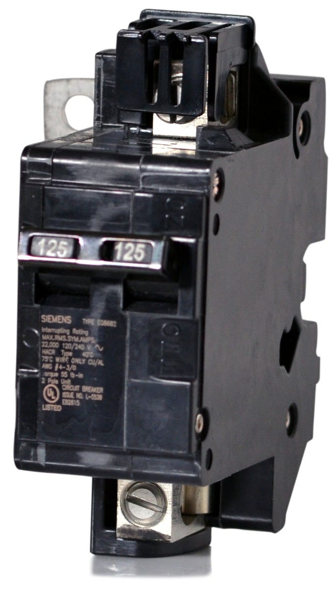 Siemens MBK125A 2 Pole Circuit Breaker – SuperBreakers