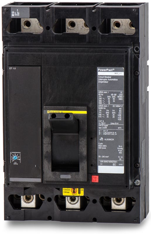 Square D MGL36600 3 Pole Circuit Breaker – SuperBreakers