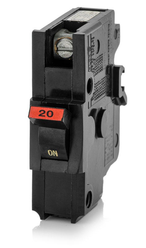 Federal Pacific NA20 1 Pole Circuit Breaker – SuperBreakers