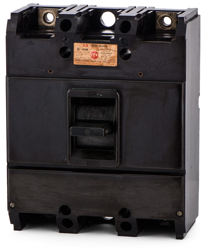 Federal Pacific NJ621125 - 125A 2 Pole Molded Case Circuit Breaker ...