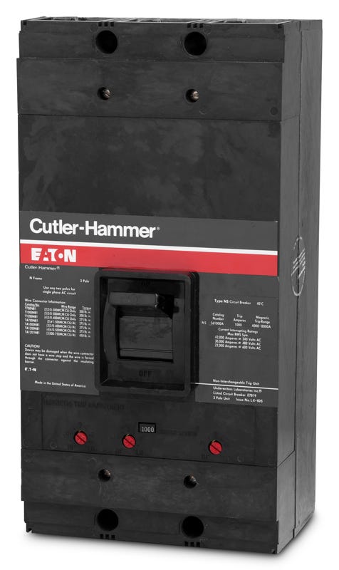 Cutler-Hammer NS361000A 3 Pole Circuit Breaker – SuperBreakers