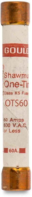 Mersen/Ferraz Shawmut OTS60 Low Melting Point Non Time Delay Fuse ...