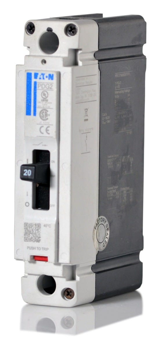 Eaton PDG21M0020TFFL 1 Pole Circuit Breaker – SuperBreakers