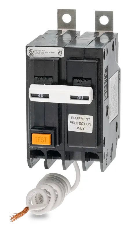 Eaton QBGFEP2040 2 Pole Ground Fault Circuit Breaker – SuperBreakers
