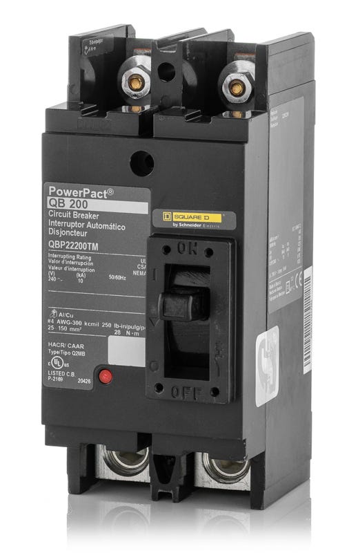 Square D QBP22200TM 2 Pole Circuit Breaker – SuperBreakers