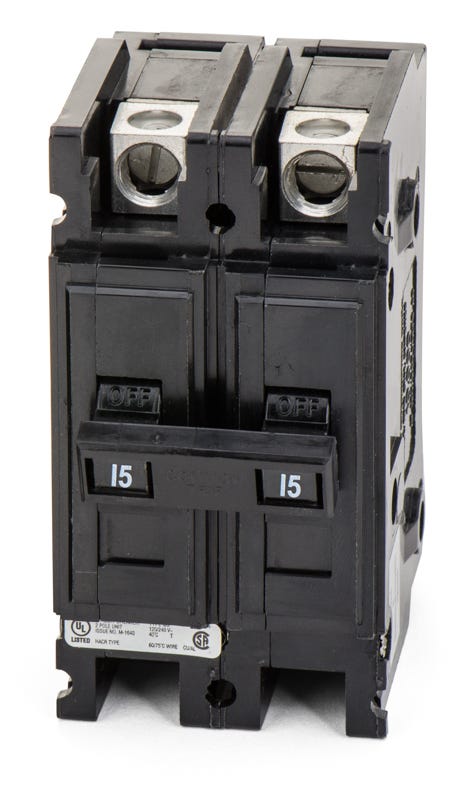 Eaton/Cutler-Hammer QC2015 2 Pole Circuit Breaker – SuperBreakers