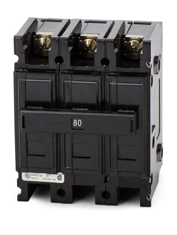 Eaton/Cutler-Hammer QC3080H 3 Pole Circuit Breaker – SuperBreakers