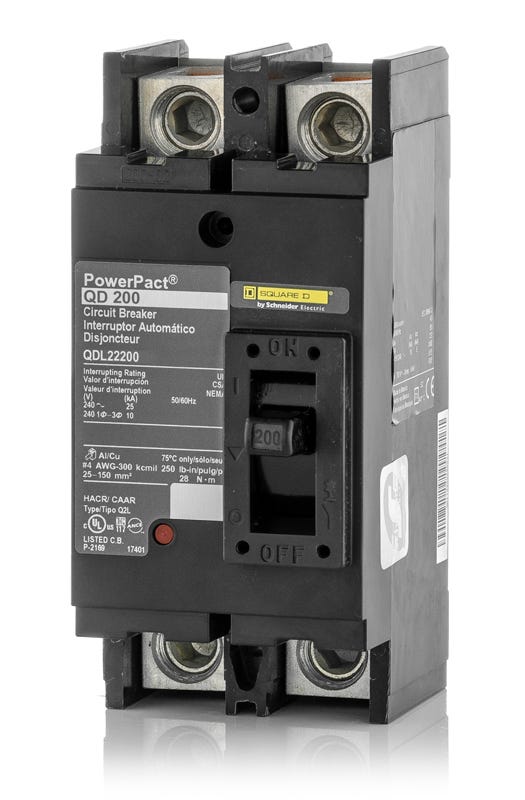 Square D QDL22200 2 Pole Circuit Breaker – SuperBreakers